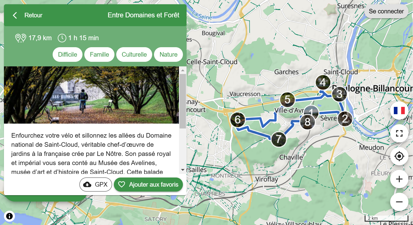 La Carte Des Pistes Cyclables Dans Les Hauts De Seine Conseil